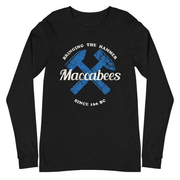 'Maccabees: Bringing the Hammer' Long Sleeve Tee - Messianic Marketplace